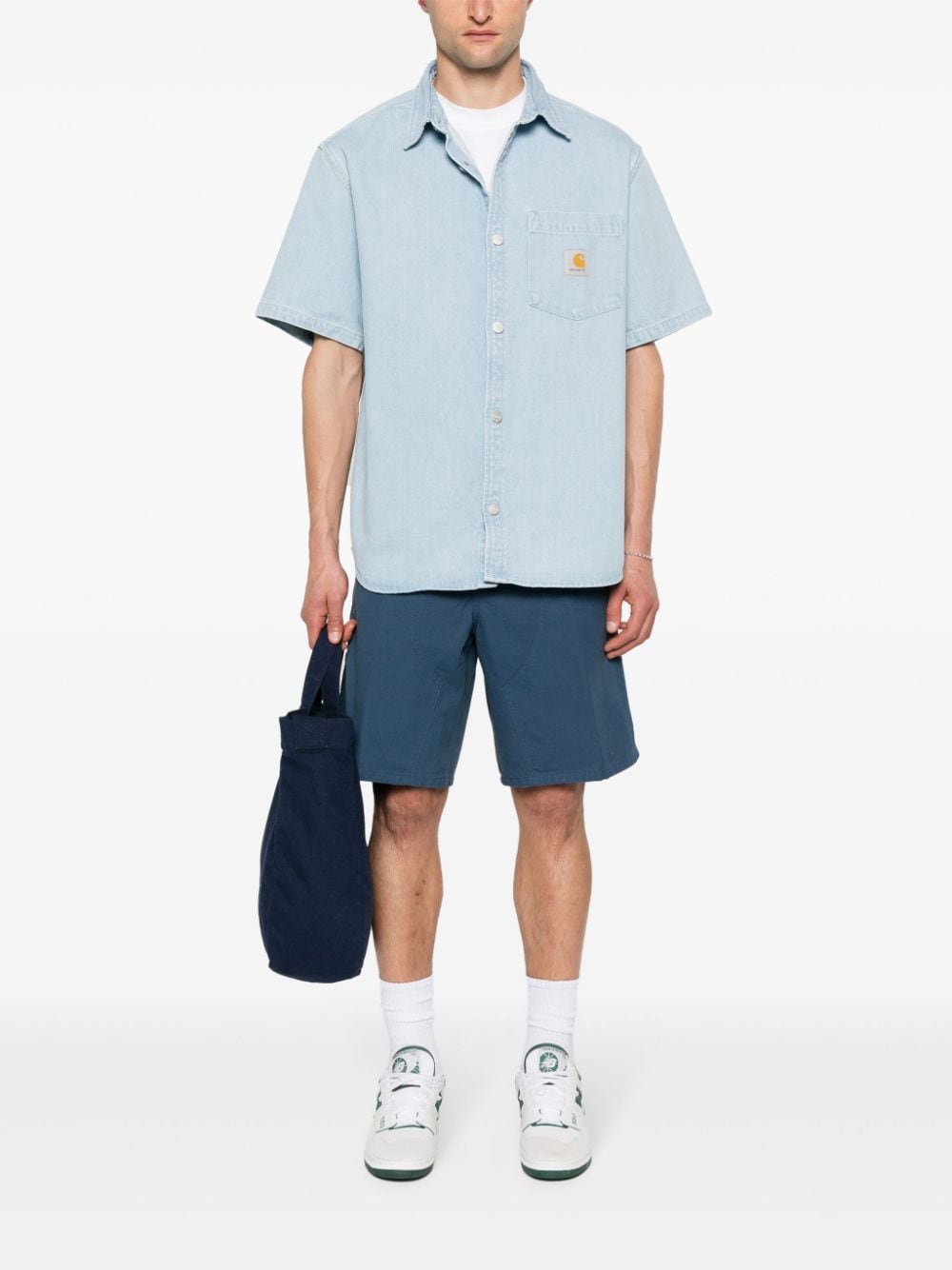 CARHARTT WORK IN PROGRESS Carhartt WIP Double Knee Cotton Canvas Shorts