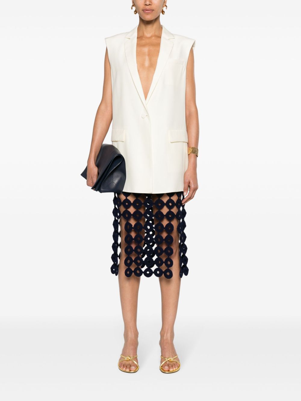 FABIANA FILIPPI Fabiana Filippi Single-Breasted Waistcoat