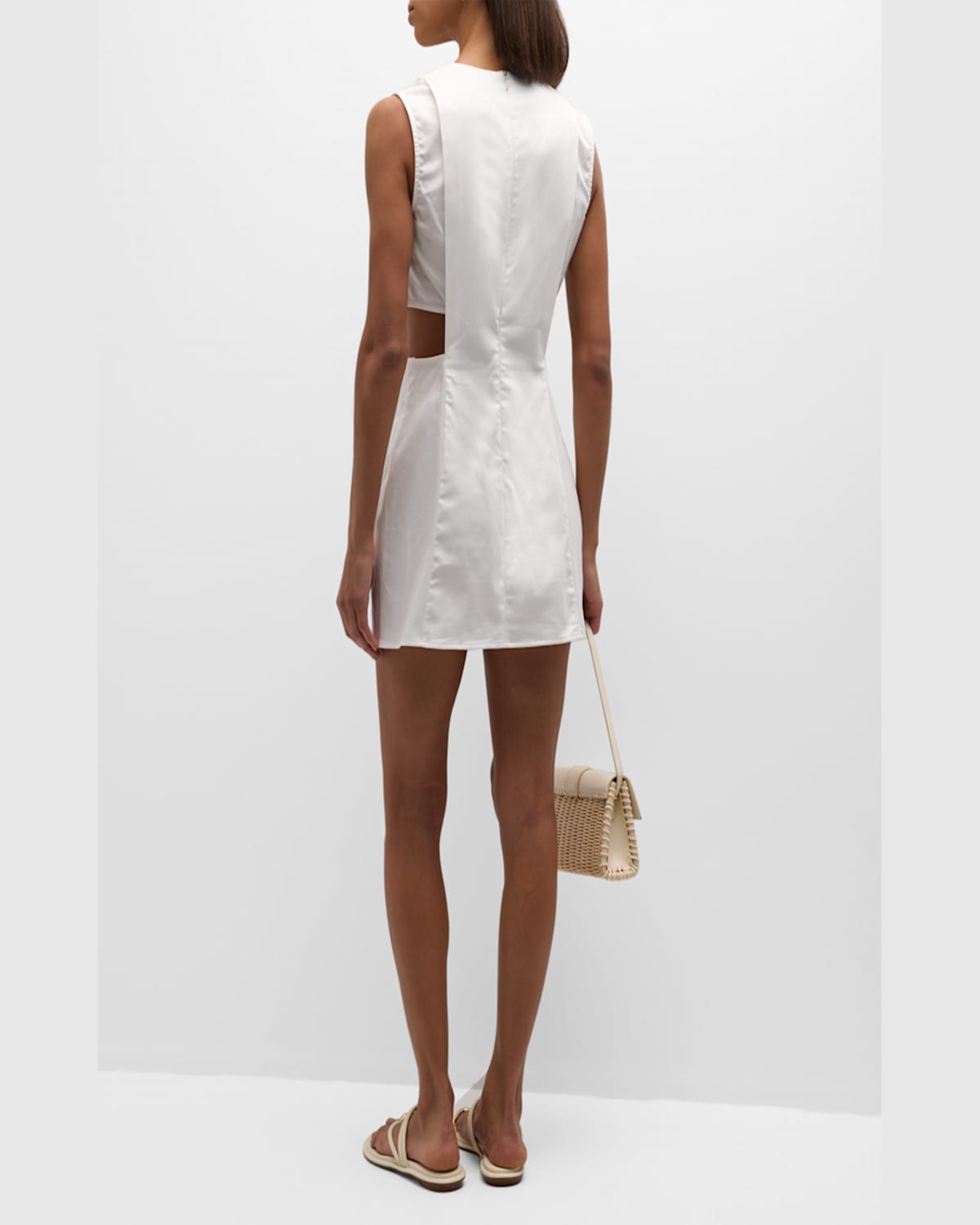 my beachy side crochet cut out mini dress My Beachy Side Crochet Cut Out Mini Dress in Bronze