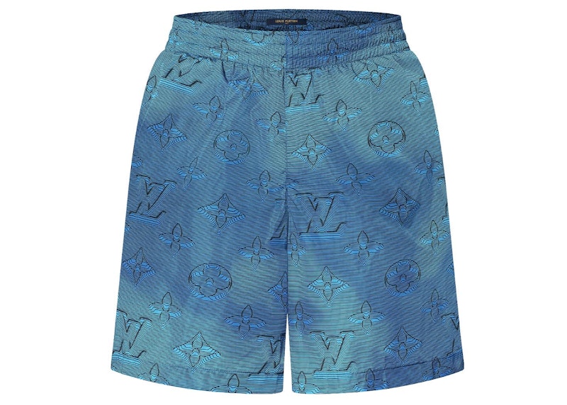 Louis Vuitton 2054 Packable Swim Shorts - Turquoise | Editorialist
