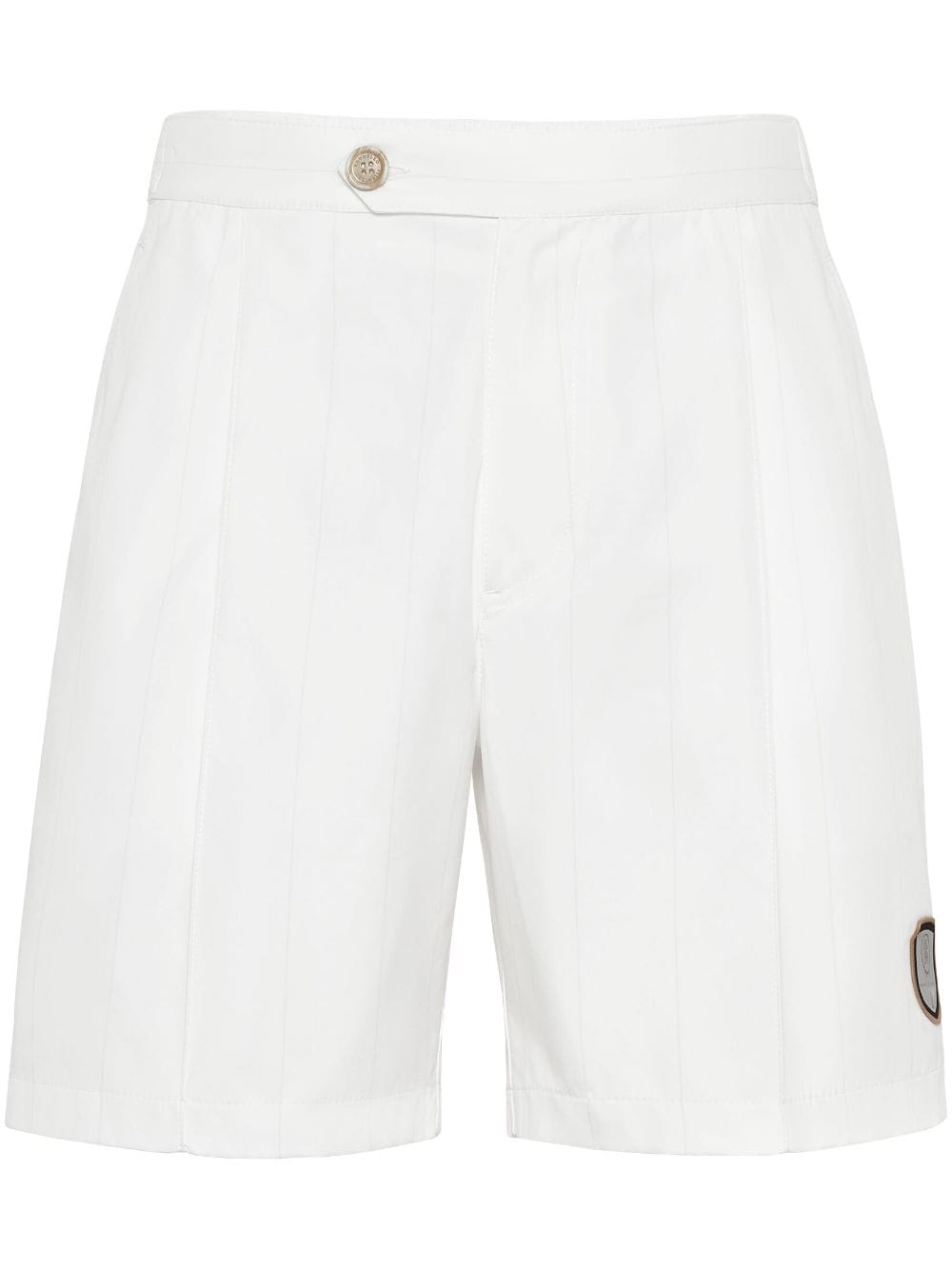 BRUNELLO CUCINELLI Brunello Cucinelli Tailored Shorts with Logo Appliqué