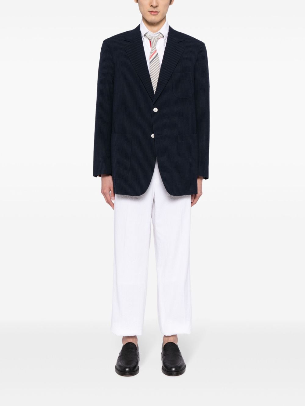 THOM BROWNE Thom Browne Pressed-Crease Trousers