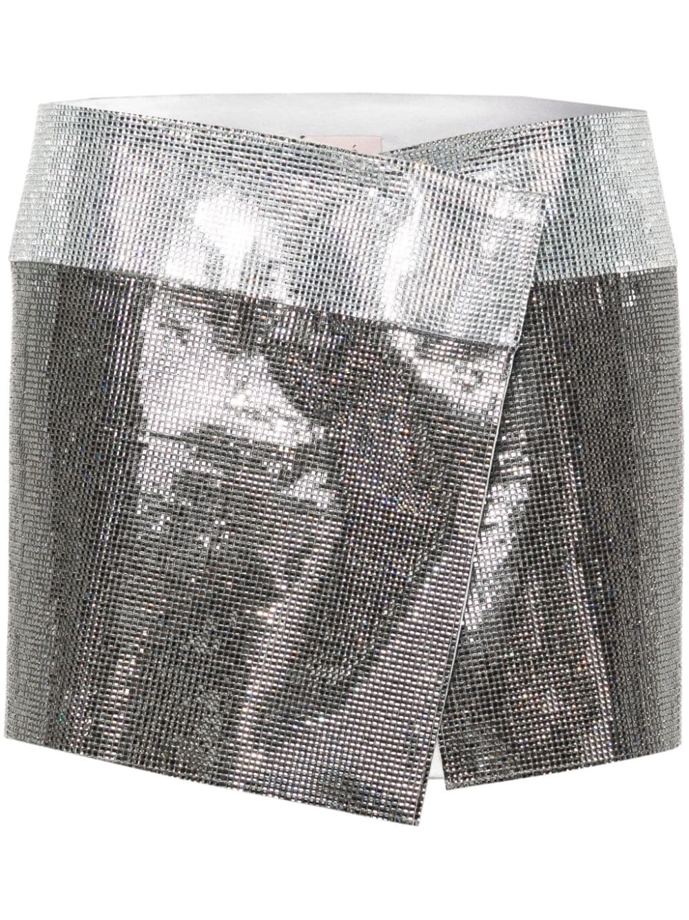 PHILIPP PLEIN Philipp Plein Short Biker-Style Jacket with Rhinestones and Peak Lapels