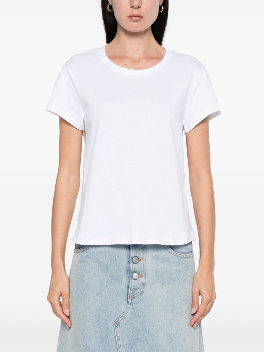 TWINSET TWINSET Logo-Plaque Cotton T-Shirt