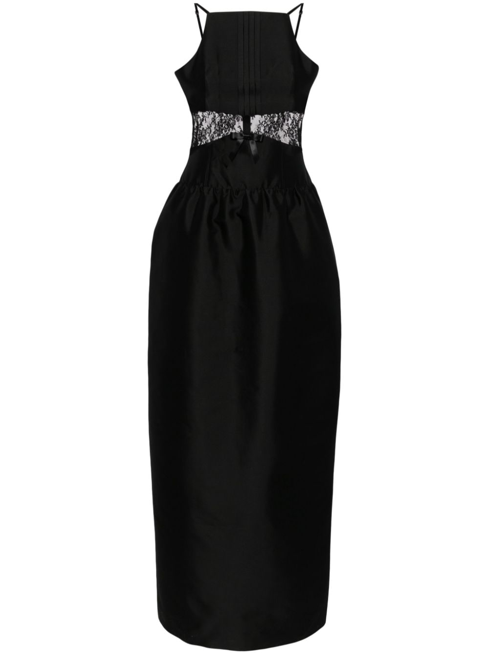 Shushu/Tong Sheer Lace-Panelled Gown In Black - 56% Off | Editorialist