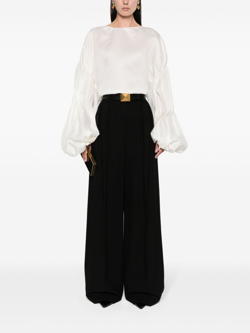 KHAITE The Quico Silk Blouse