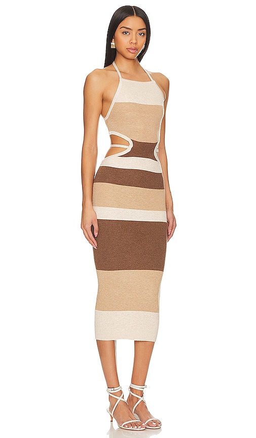 CAMILA COELHO Camila Coelho Emlyn Stripe Knit Dress
