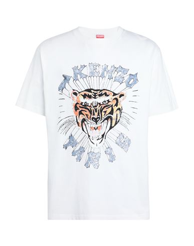 KENZO man t-shirt white size m cotton