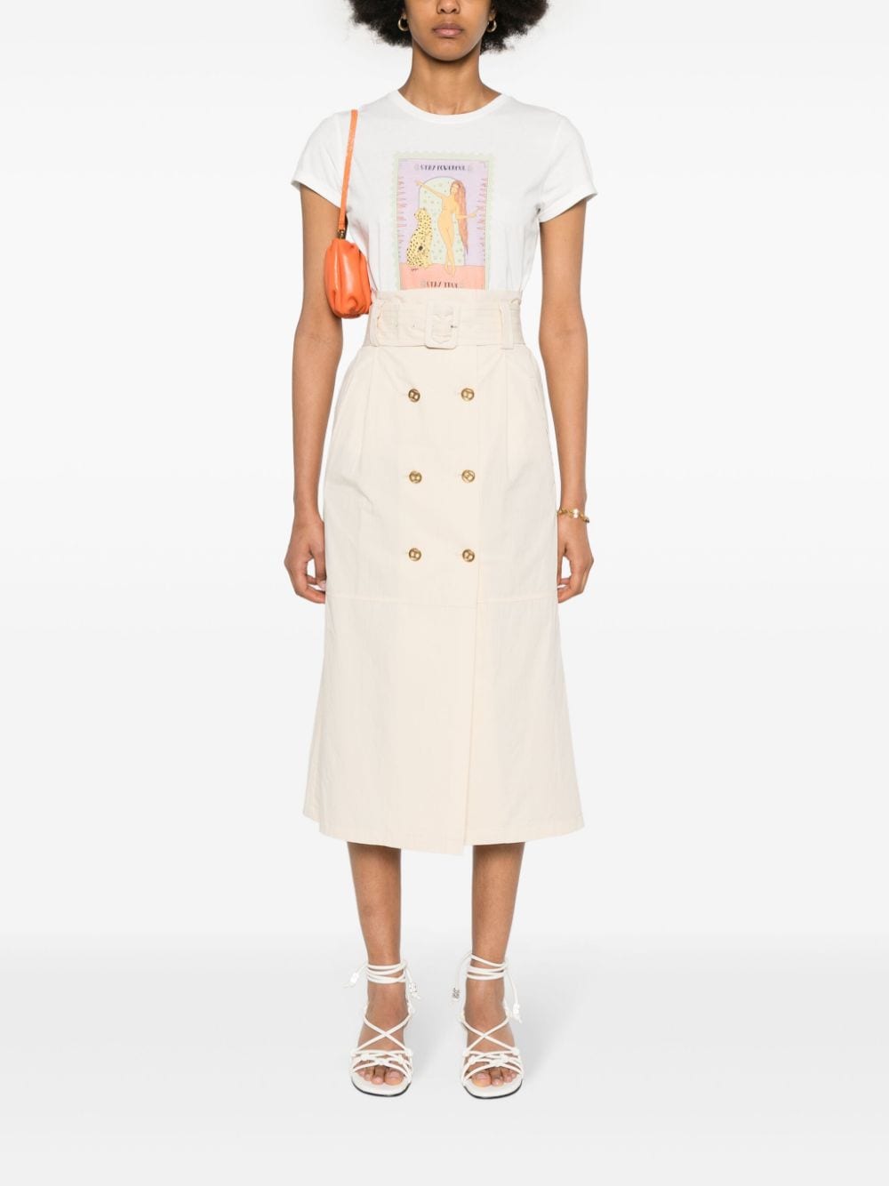 TWINSET TWINSET Logo-Embroidered Cotton T-Shirt