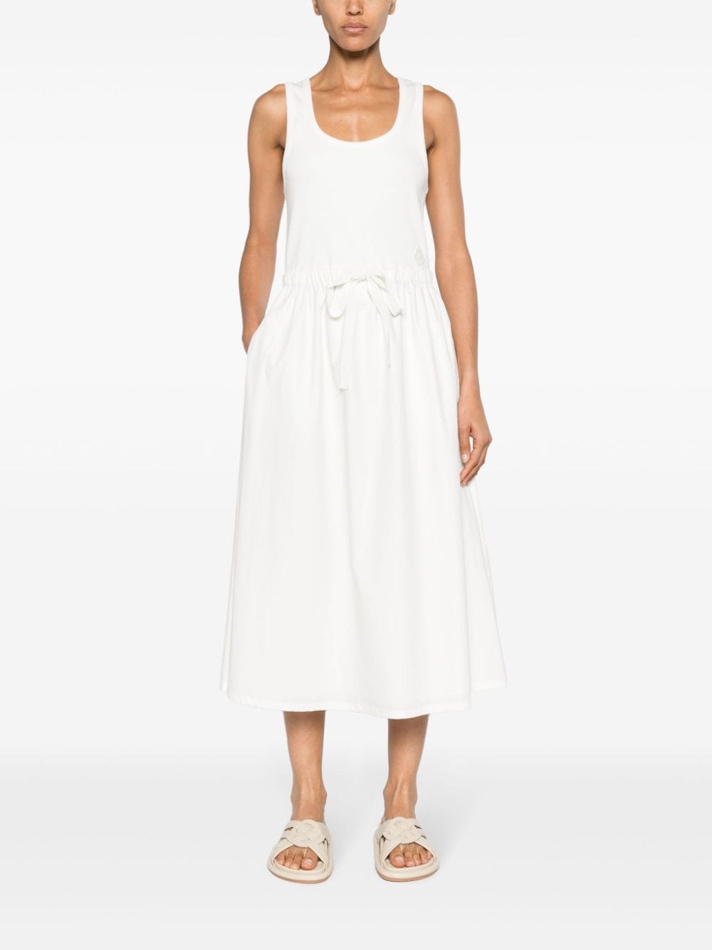 MONCLER Moncler Drawstring-Waist Midi Dress