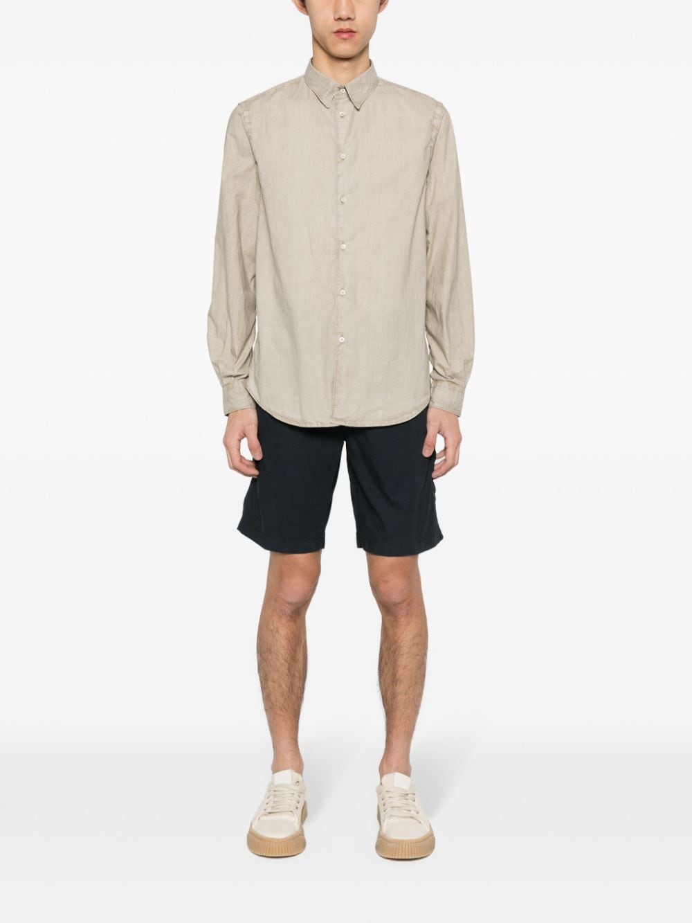 ASPESI ASPESI Pressed-Crease Cotton Shorts