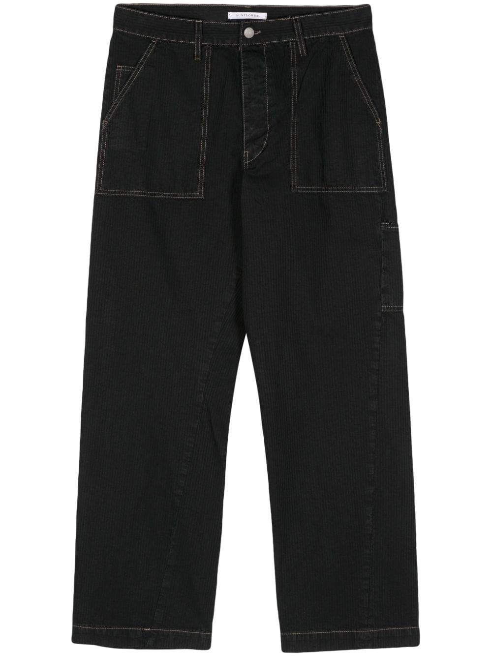 Sunflower Wide Twist Trousers In Black - 31% Off | Editorialist