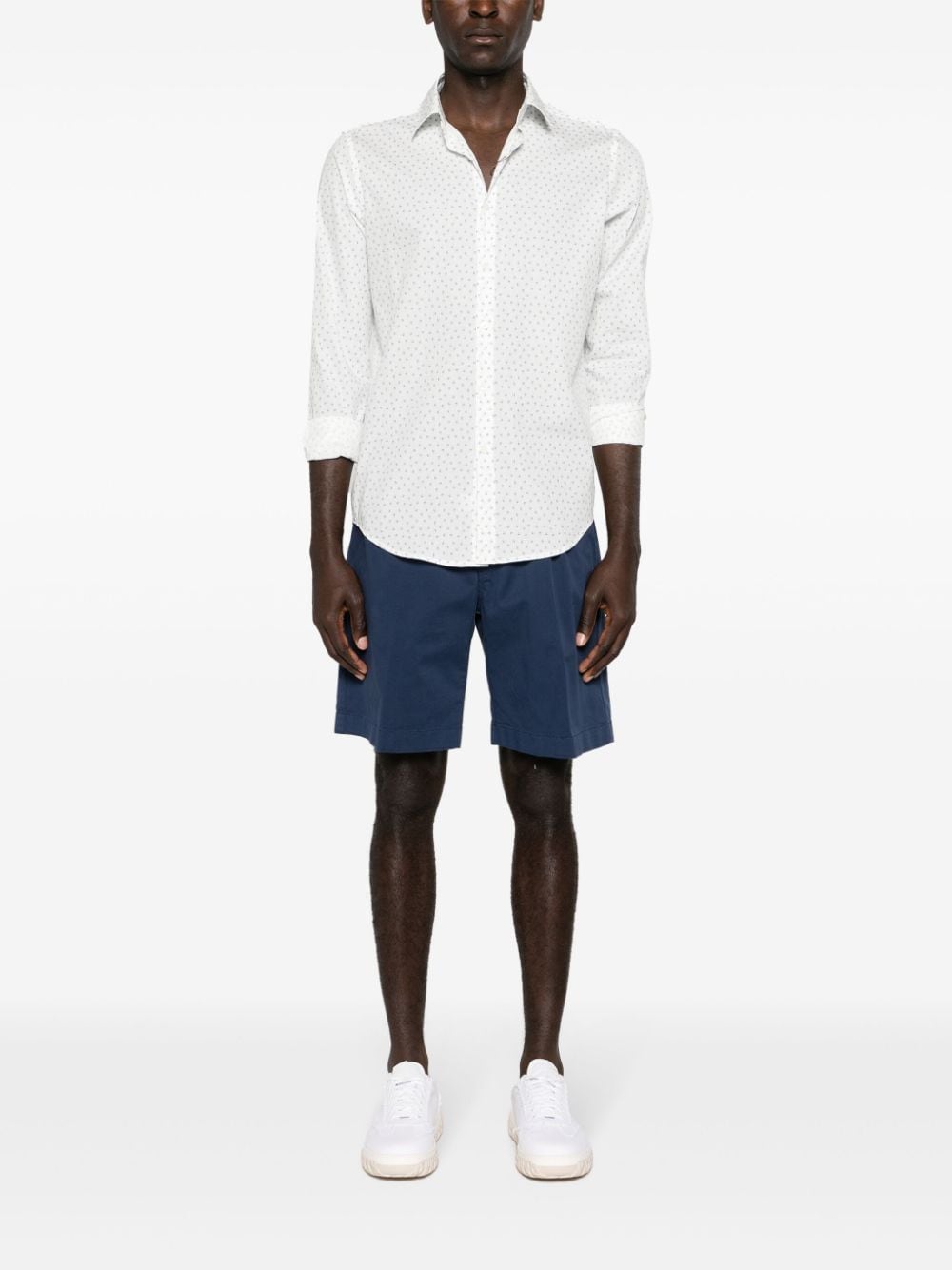 CANALI Canali Mid-Rise Chino Shorts