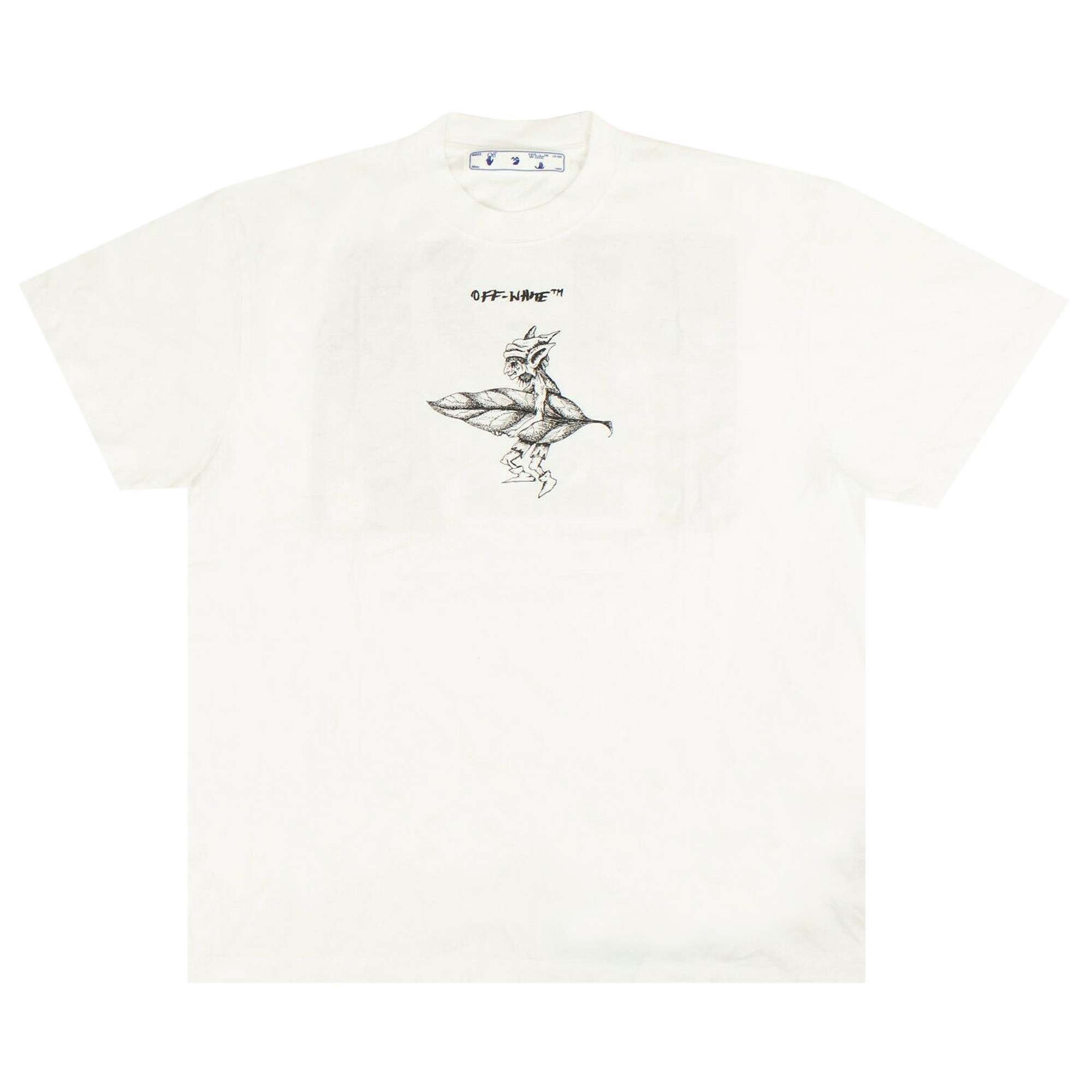 Off-White Short-Sleeve Shadow T-Shirt - White | Editorialist