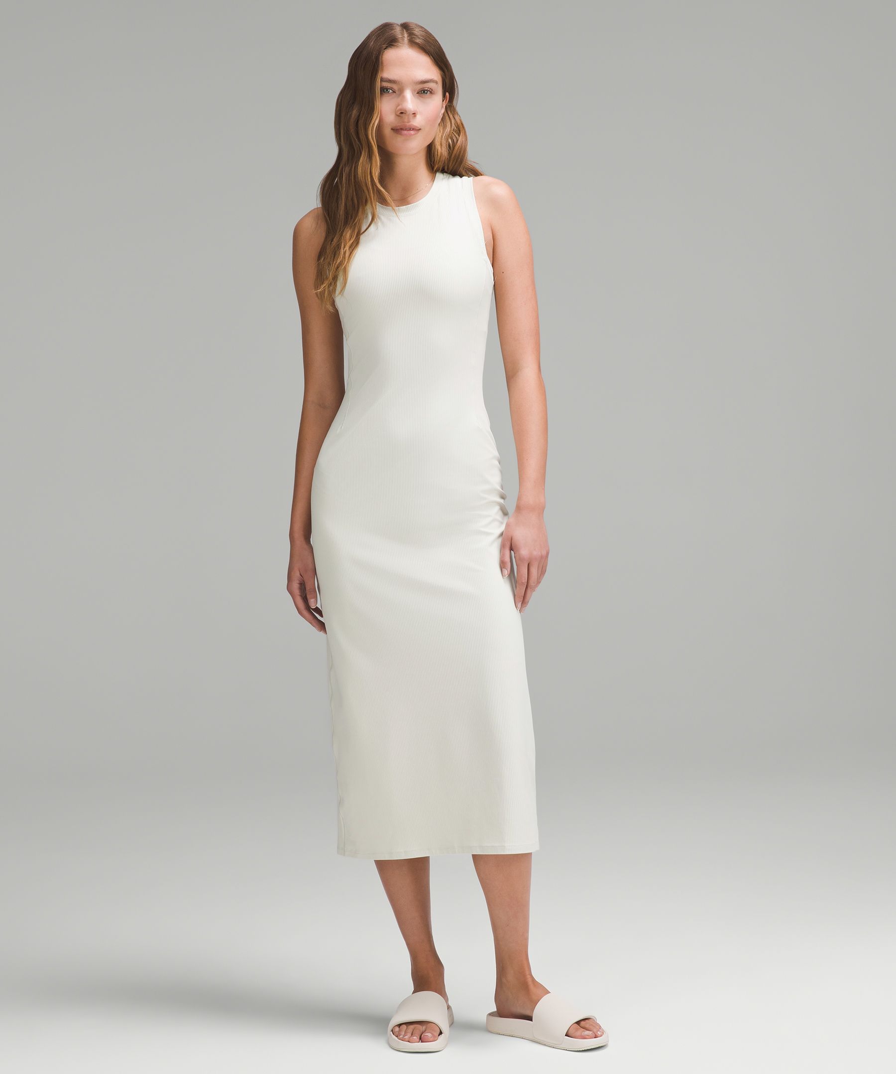 lululemon all aligned ribbed midi dress All Aligned Ribbed Midi Dress