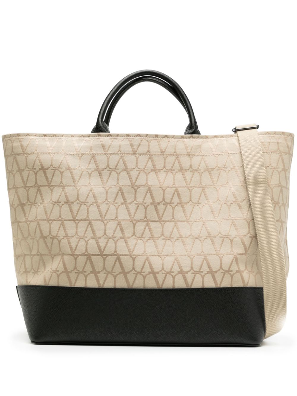 VALENTINO Valentino Garavani Toile Iconographe Canvas Tote Bag