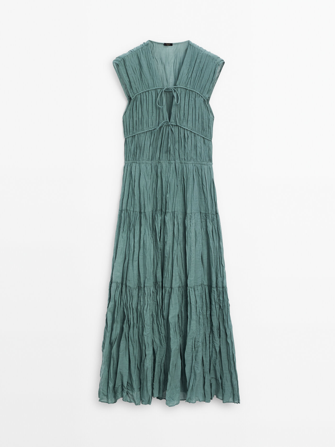 strapless open back dress Sleeveless Cotton Tee Dress | TOTÉME main image 1