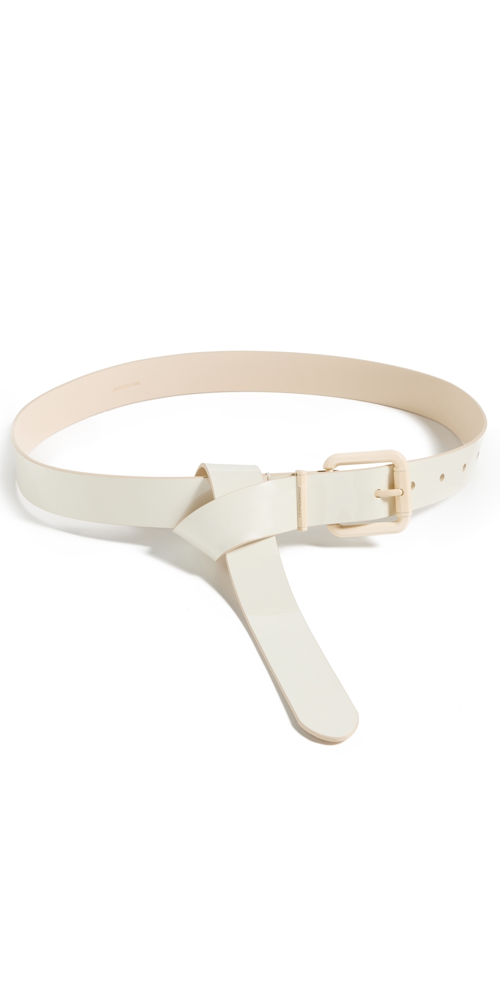 Zimmermann Macadamia Patent Belt 30 ZIMMERMANN Patent-leather belt | THE OUTNET main image 3