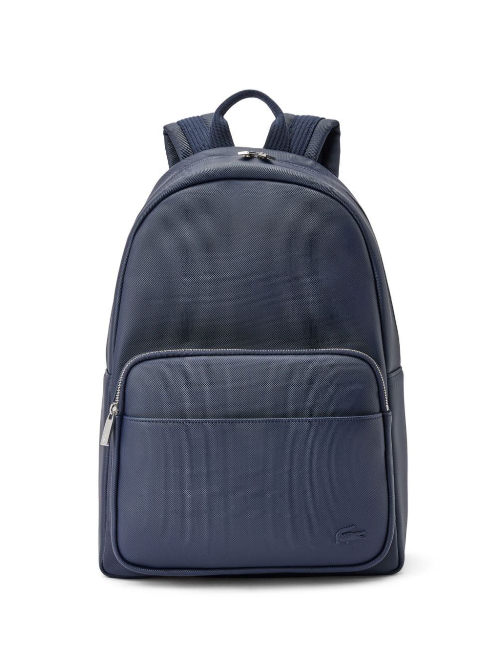 Buy Lacoste Logo-appliqué Faux-leather Backpack - Blue At 10  display picture 1