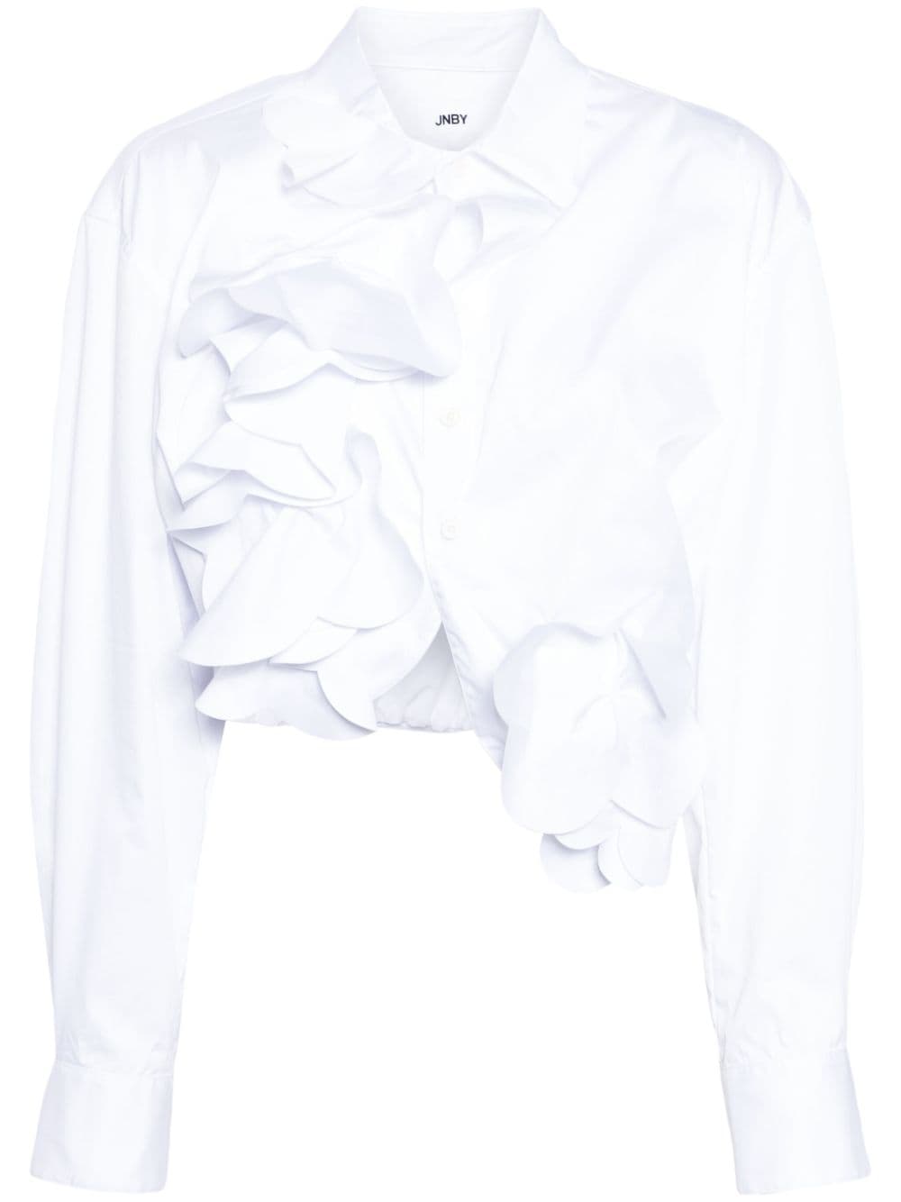 JNBY JNBY Flower-Detailing Cotton Shirt