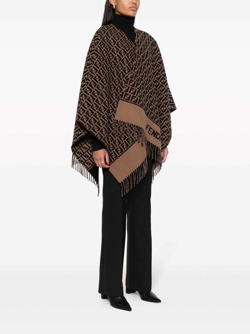 Scarves Fendi Cape Fendi Wool Scarves Editorialist
