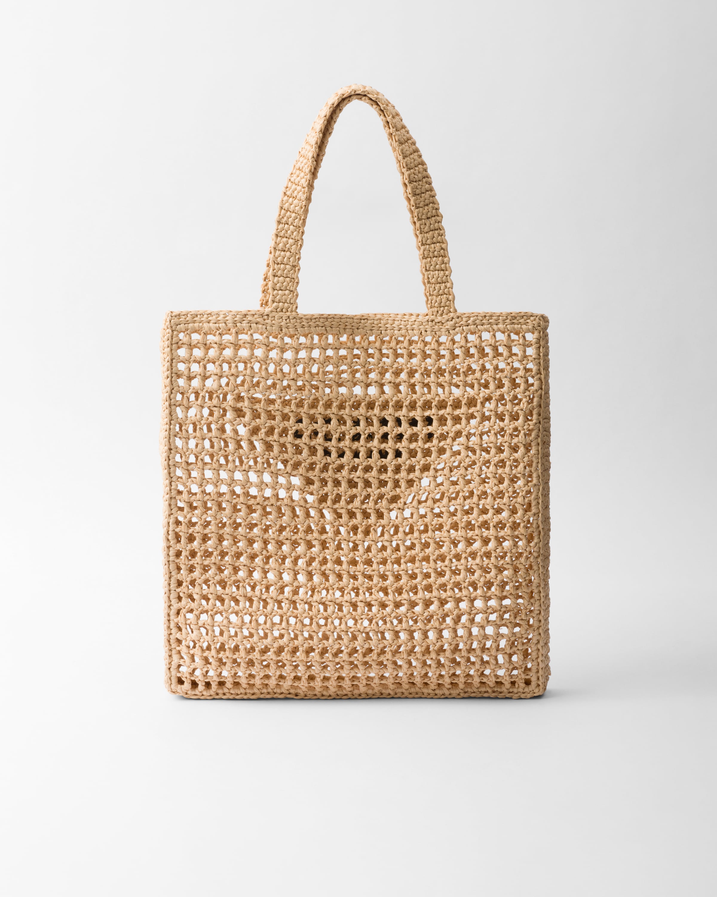 Prada Crochet Tote - Petal Pink | Editorialist
