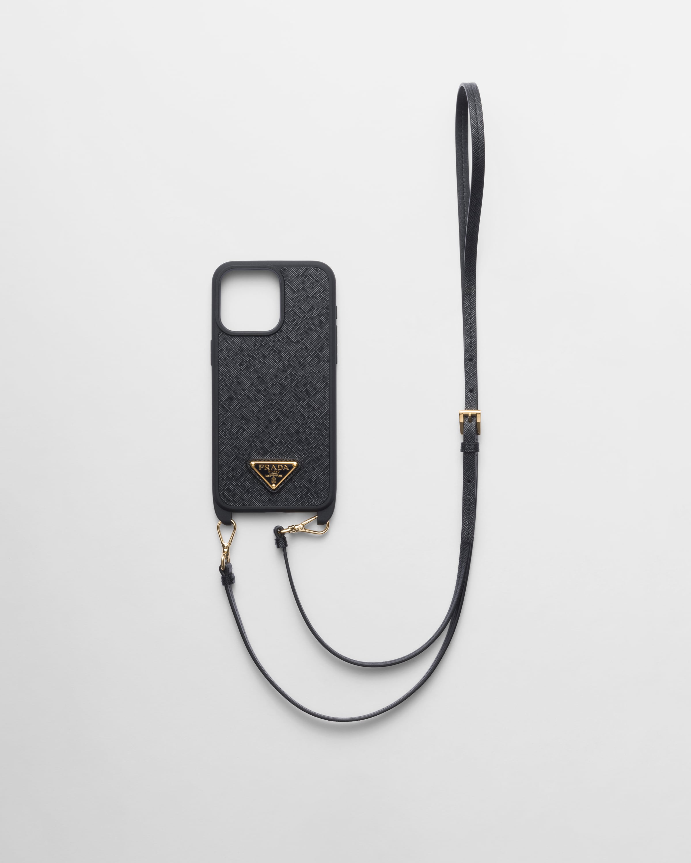 PRADA iPhone 15 Pro レザーケース 直営店☆PRADA サフィアーノレザー iPhone 15 Pro Max用 カバー (PRADA