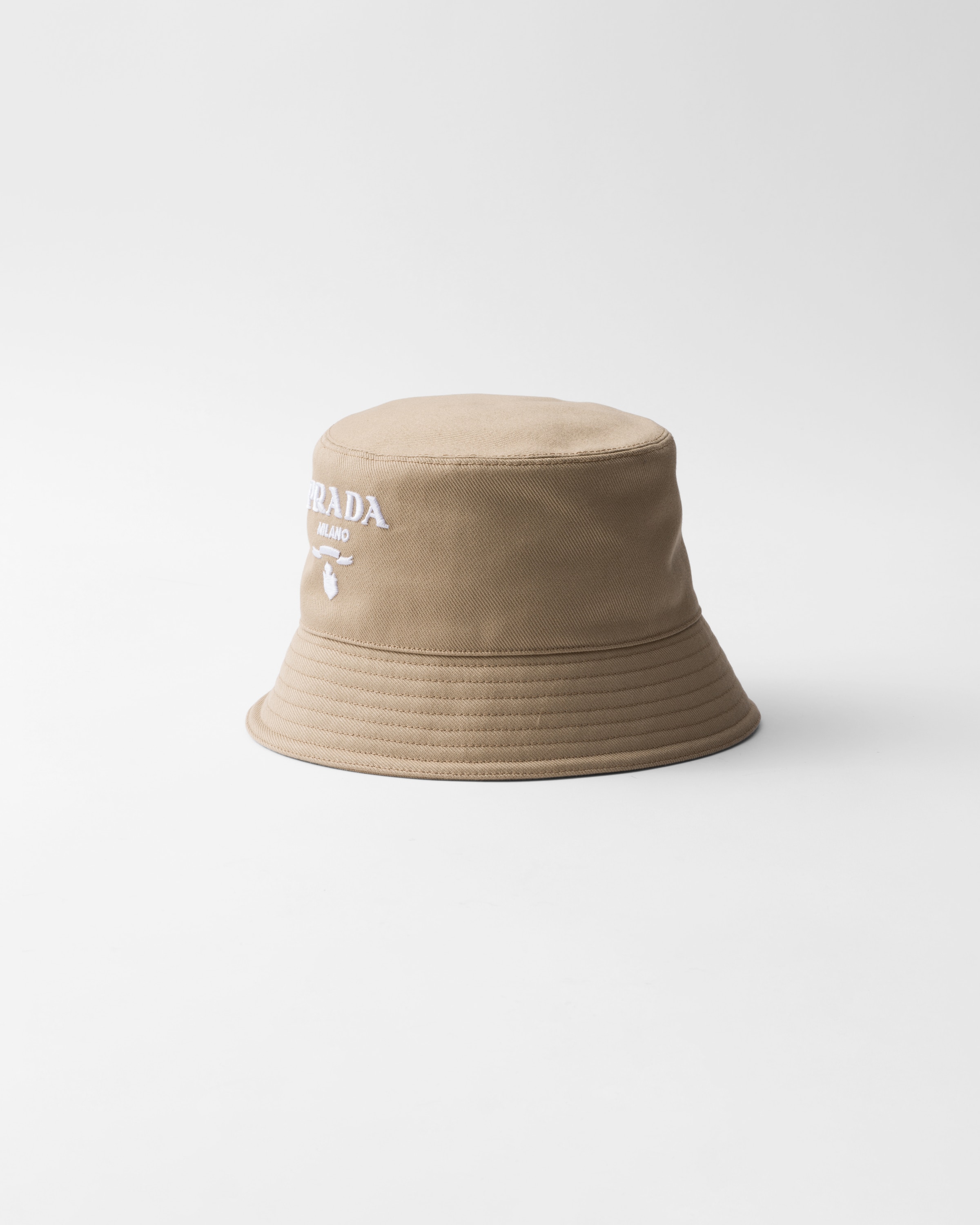 最終値下げ PRADA Print Drill Hat プリントドリルハット ☆ Prada Drill Bucket Hat - Khaki | Editorialist