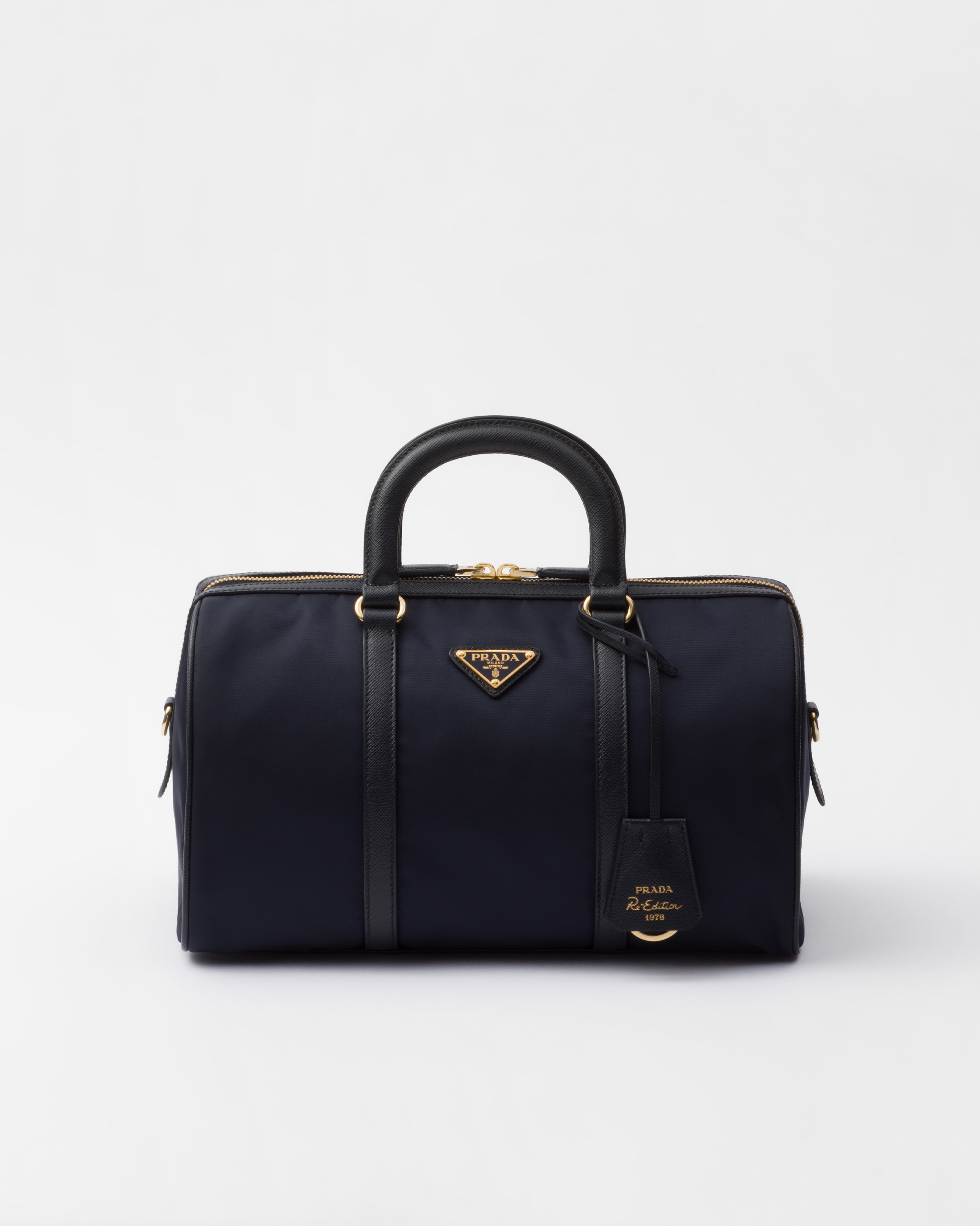 Prada Re-Edition 1978 Re-Nylon And Saffiano Leather Top-Handle Bag 