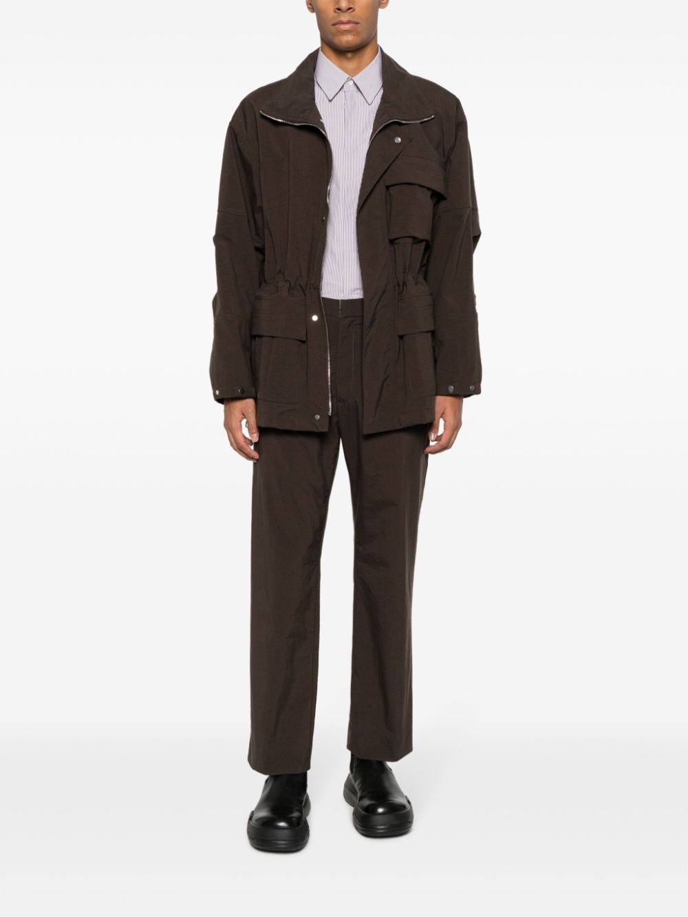 FENDI pinstriped cotton shirt