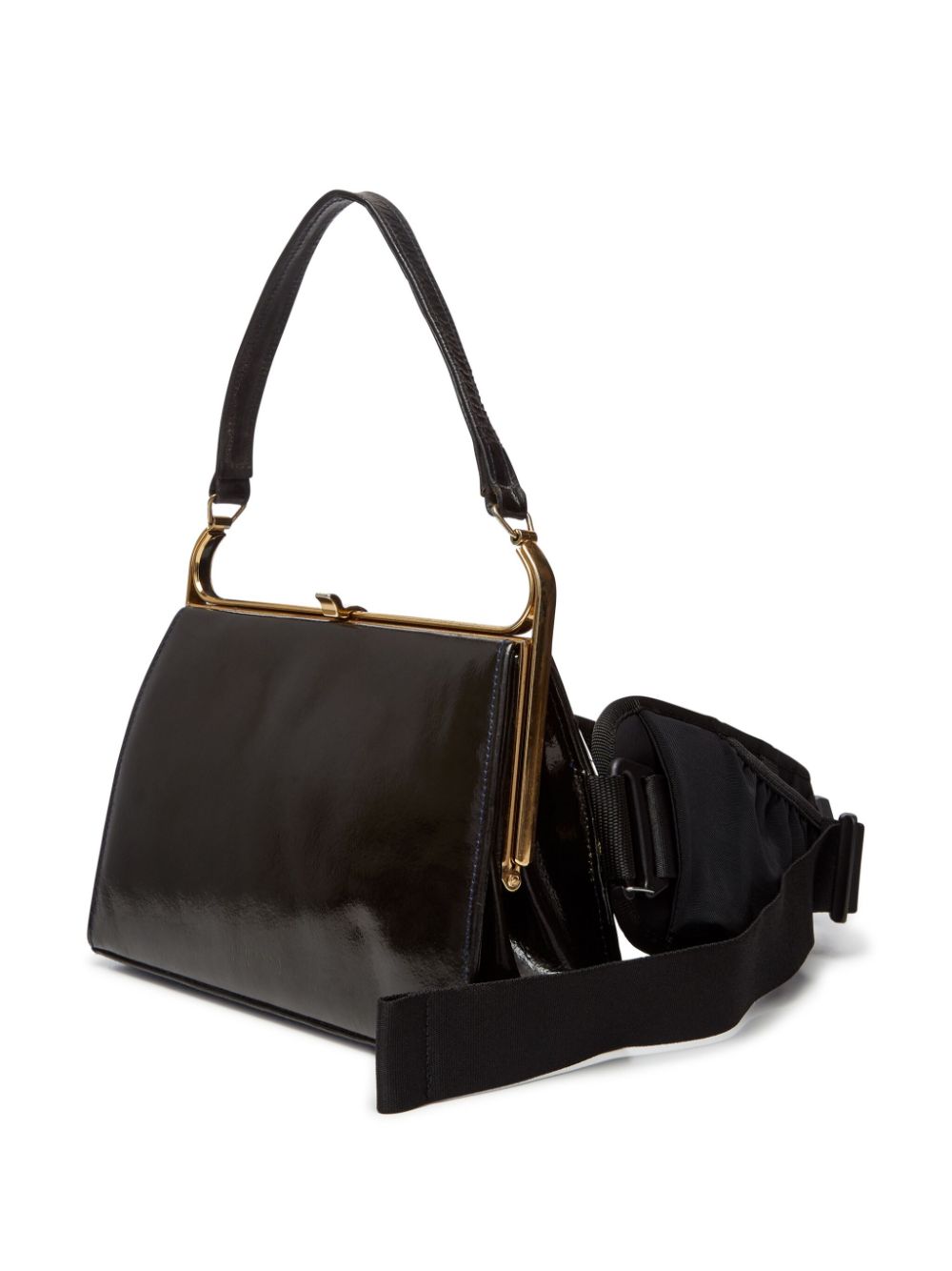 Johanna Parv Recycled-Leather Belt Bag - Black | Editorialist