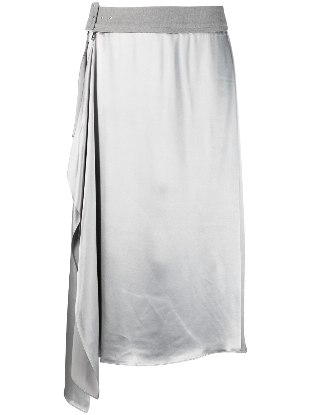 FENDI FENDI Satin-Finish Midi Skirt