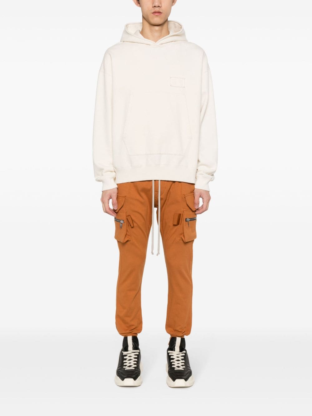 RICK OWENS Mastodon Organic Cotton Cargo Pants