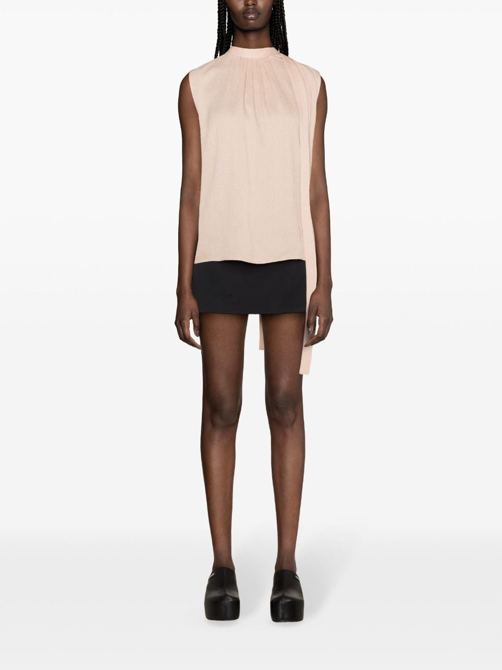 GIVENCHY Givenchy Mock-Neck Sleeveless Blouse