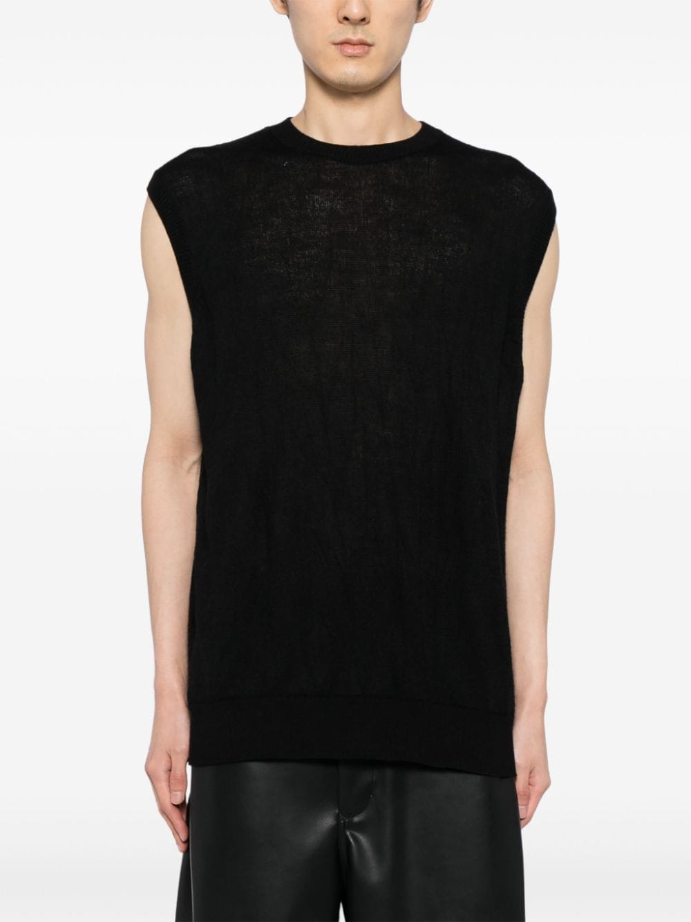 HELMUT LANG Helmut Lang Intarsia-Knit Vest