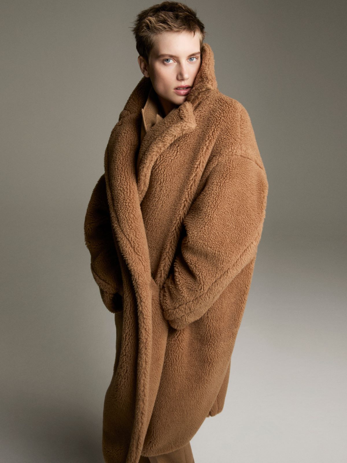Max Mara Teddy Bear Icon Coat - Camel | Editorialist