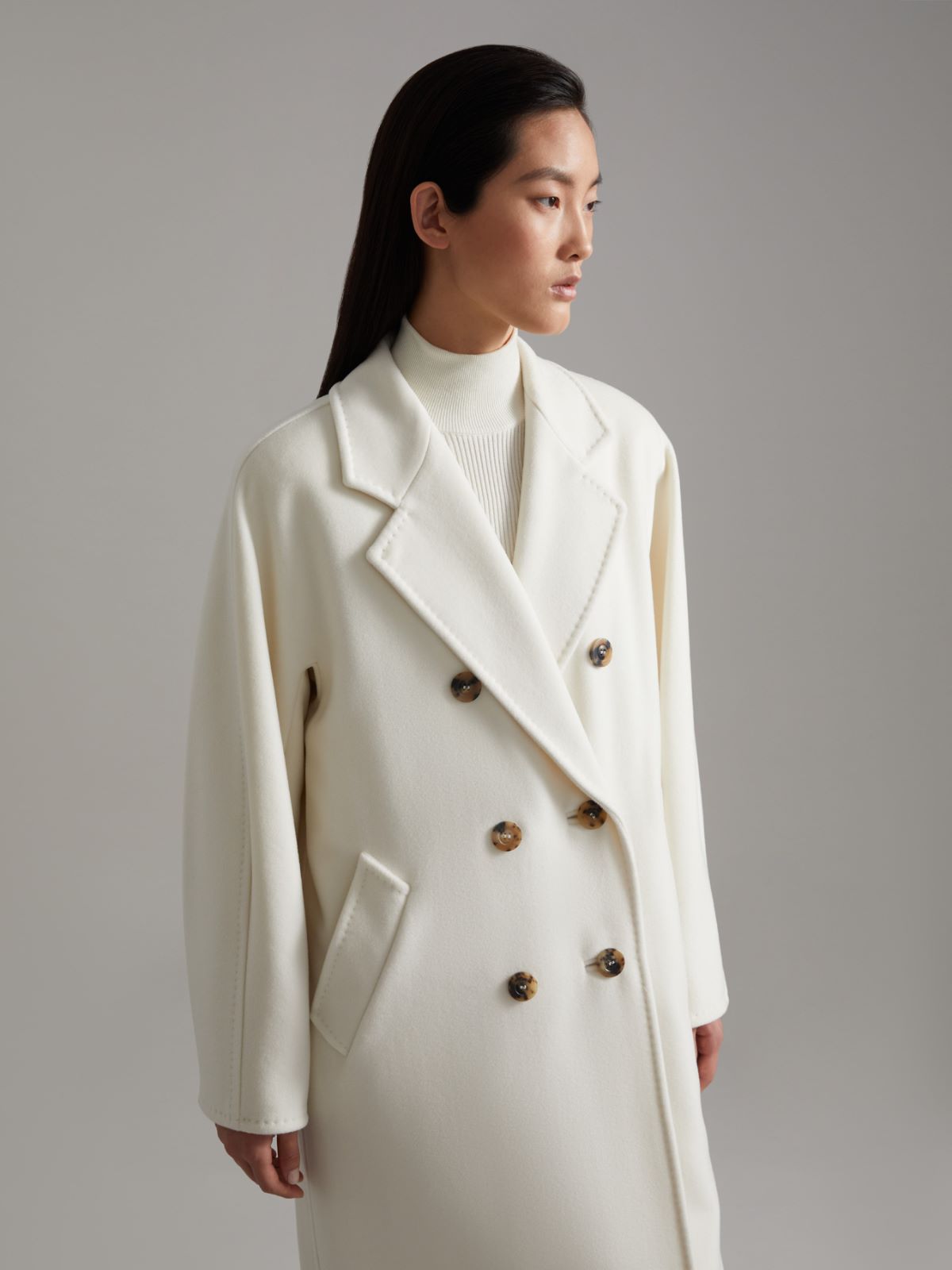 Cappotto Max Mara Coat 101 801 Max Mara 101801 Icon Coat White