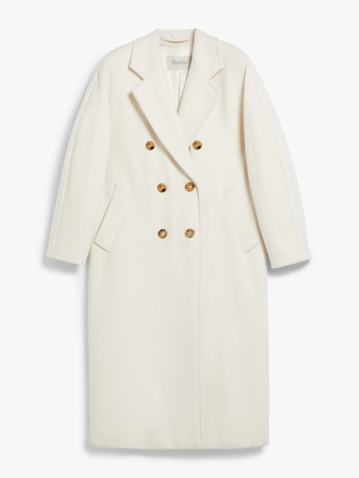 Max Mara 101801 Icon Coat - White | Editorialist