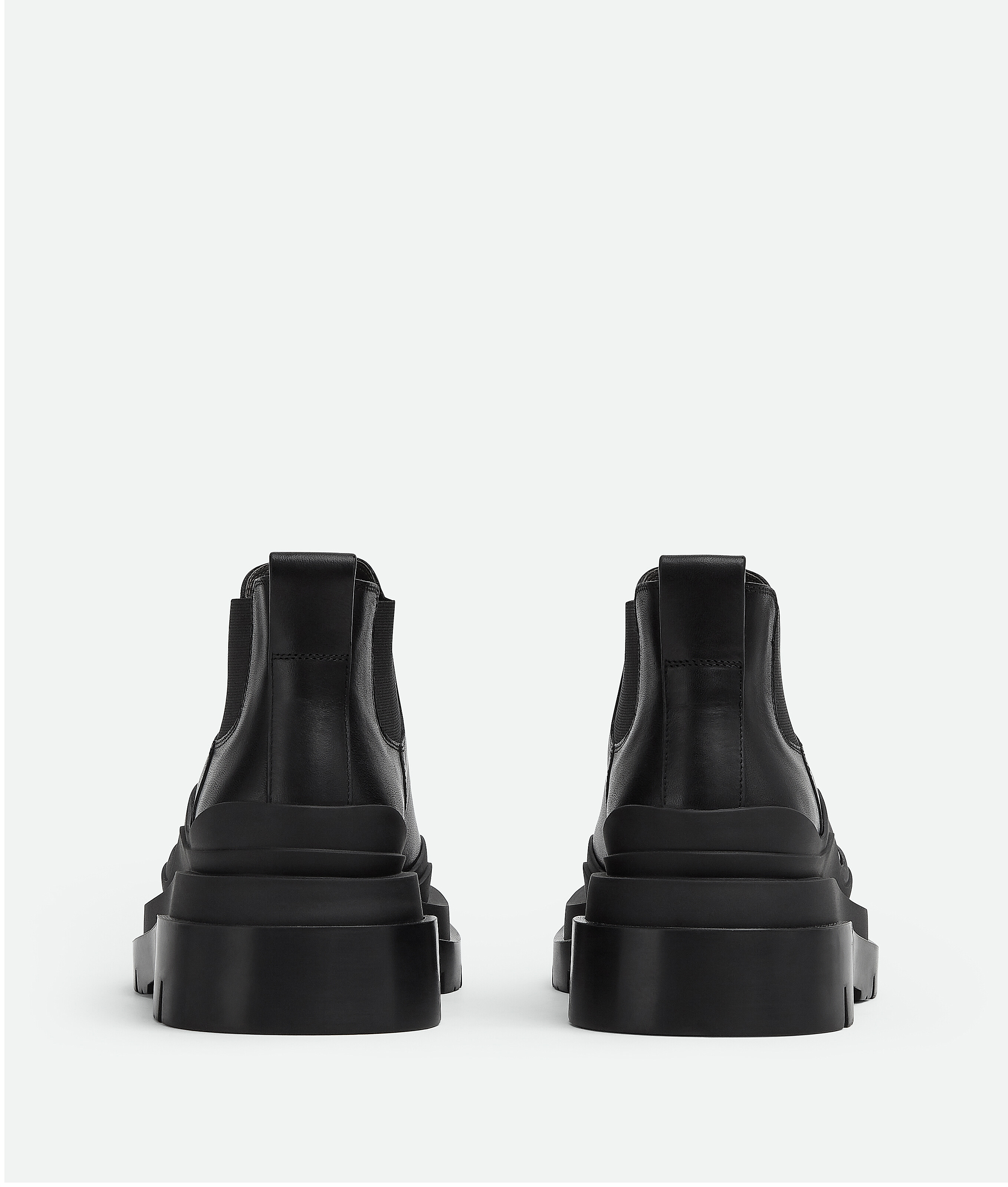 Bottega Veneta Tire Ankle Chelsea Boot - Black | Editorialist