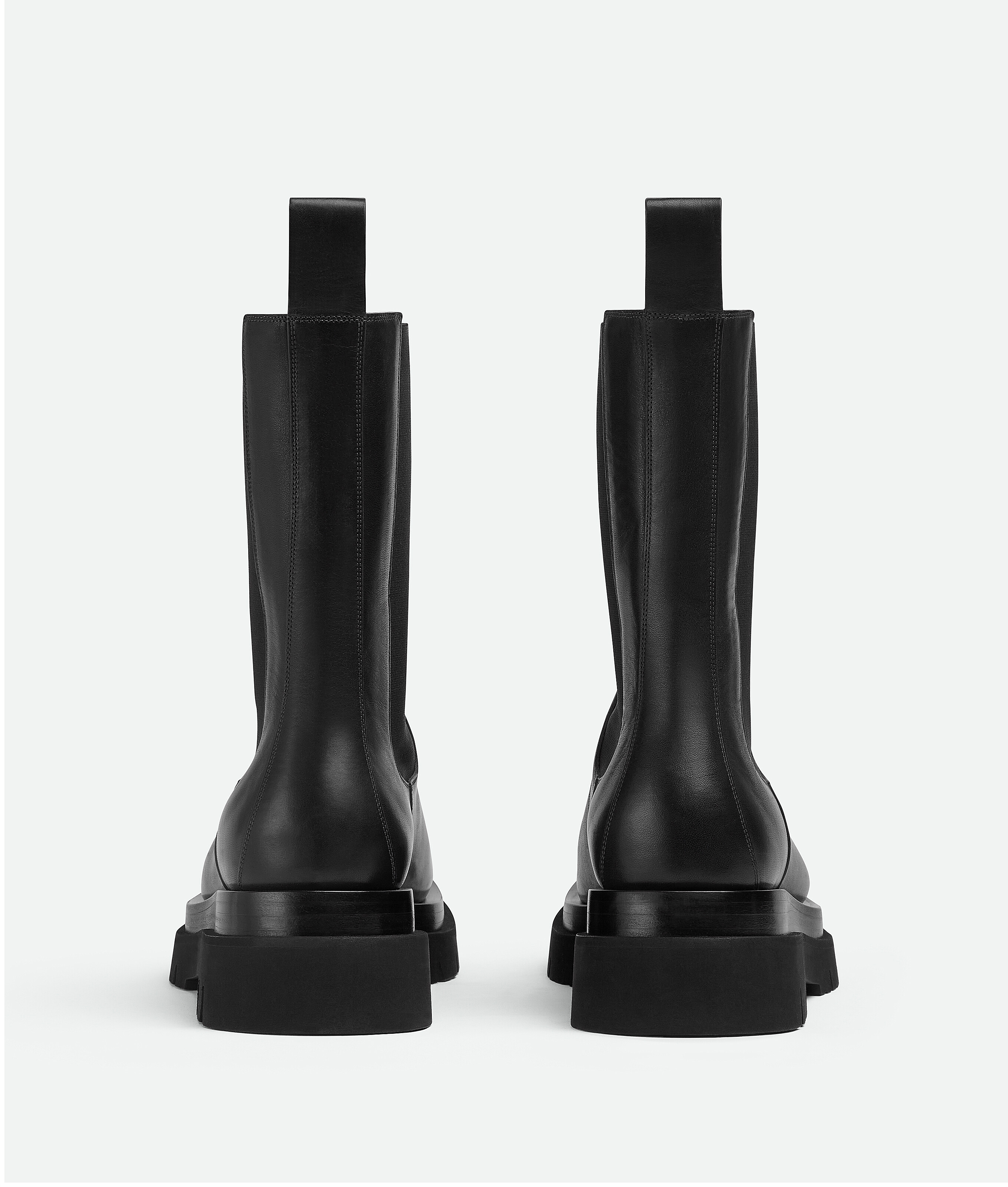 Bottega Veneta Lug Chelsea Boot - Black | Editorialist