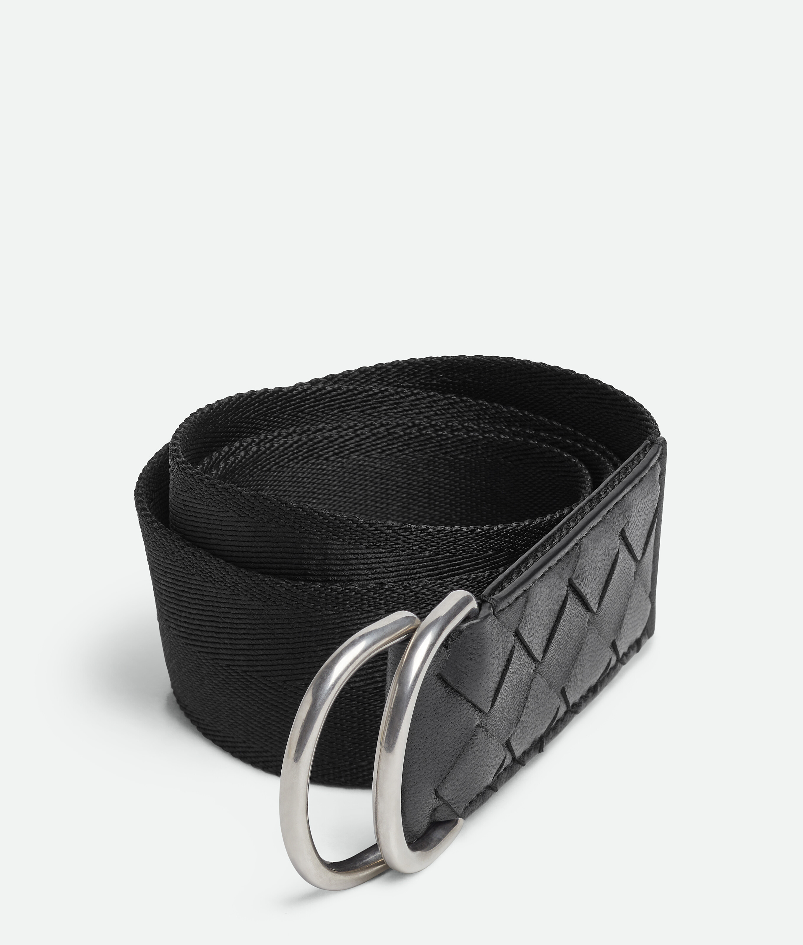 Bottega Veneta Black Multi-String Cord Belt Bottega Veneta Intrecciato Leather Rope Belt - Black Belts  main image 2