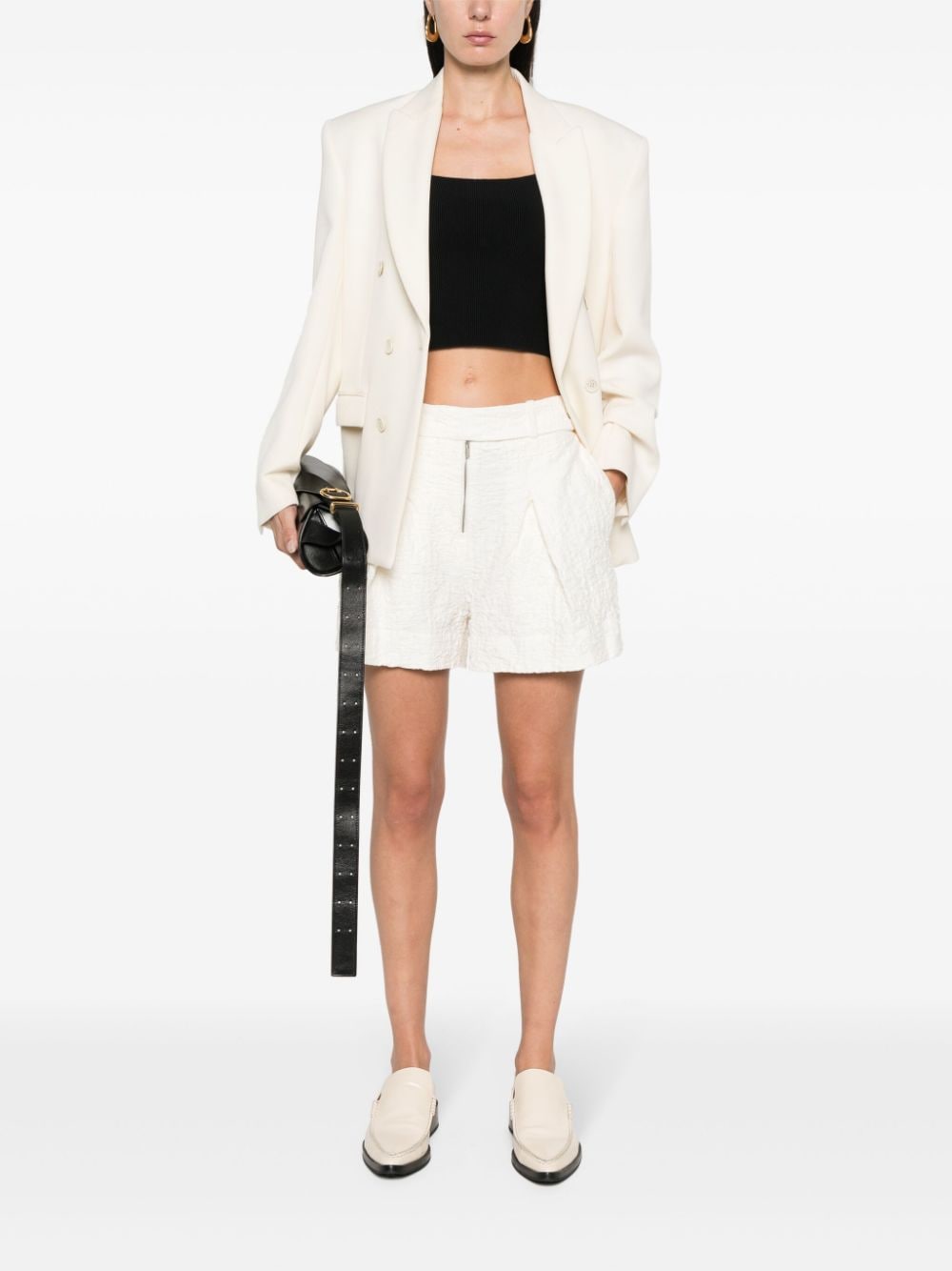 JIL SANDER Belt-Loops Shorts