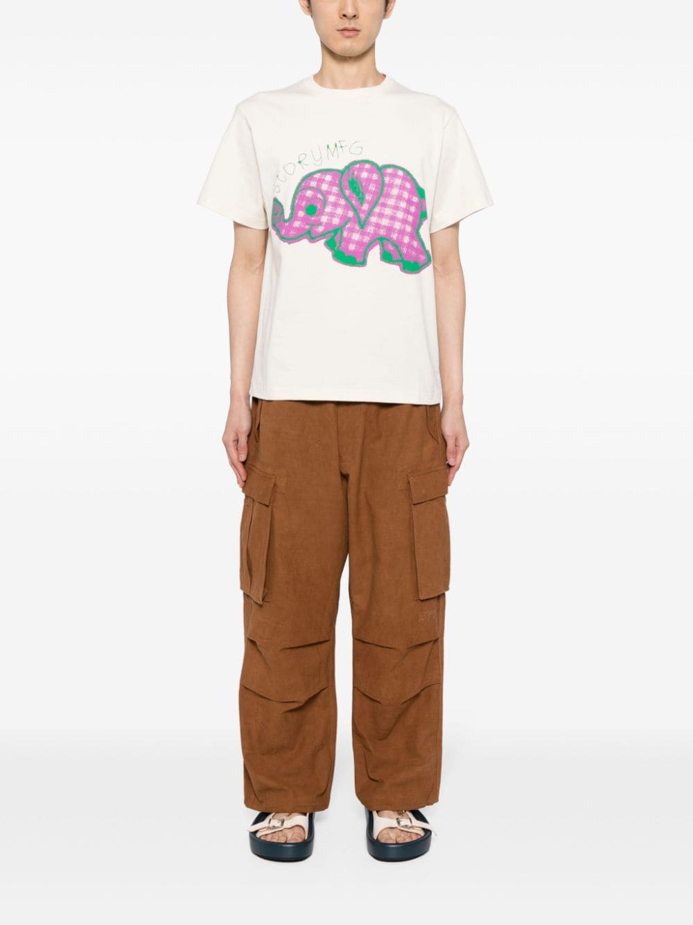 STORY MFG. Organic Cotton Cargo Trousers