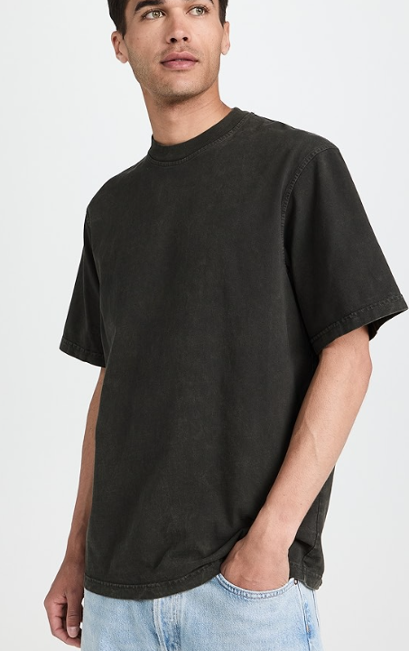 AGOLDE Asha Mock Neck Tee