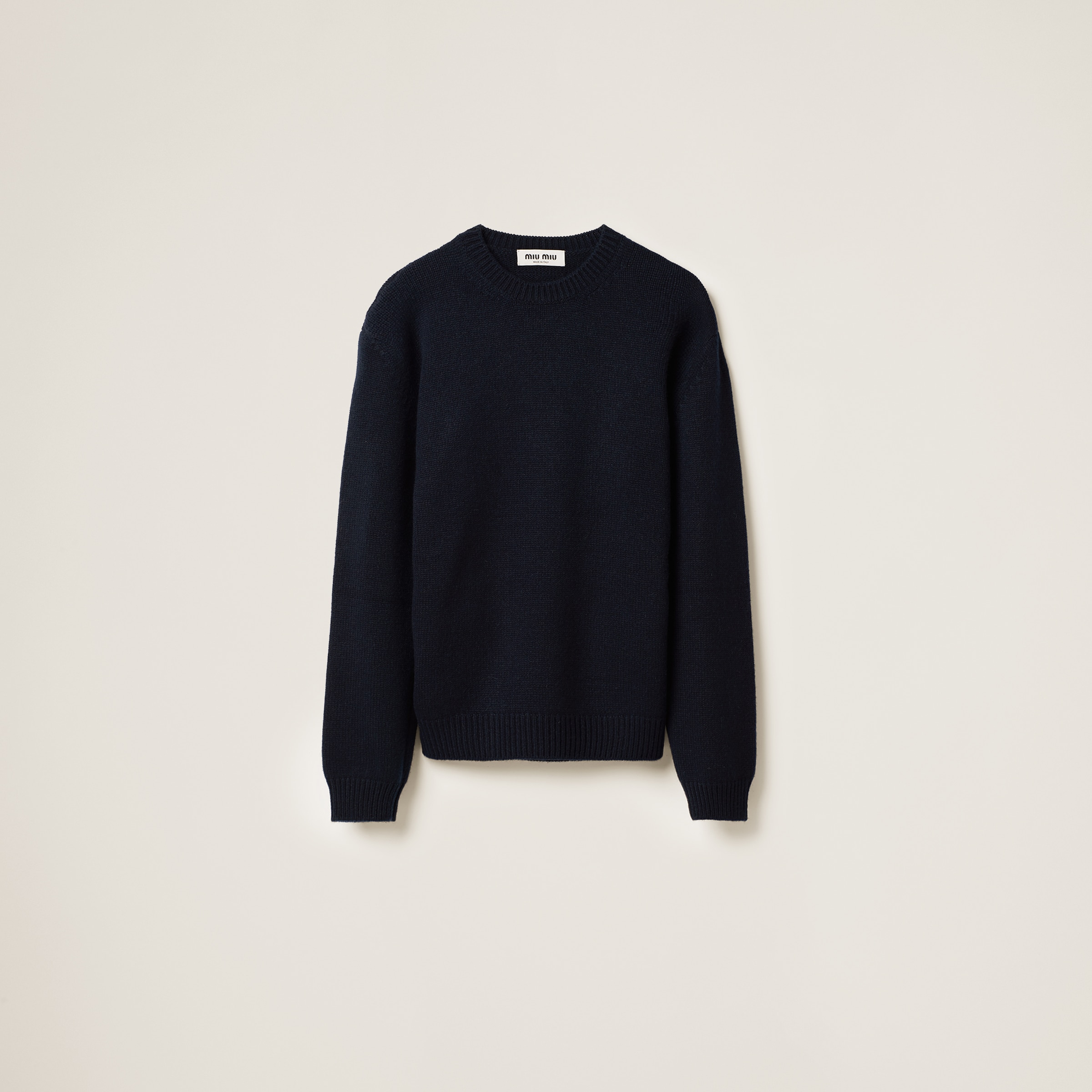 Miu Miu Cashmere Sweater - Navy | Editorialist