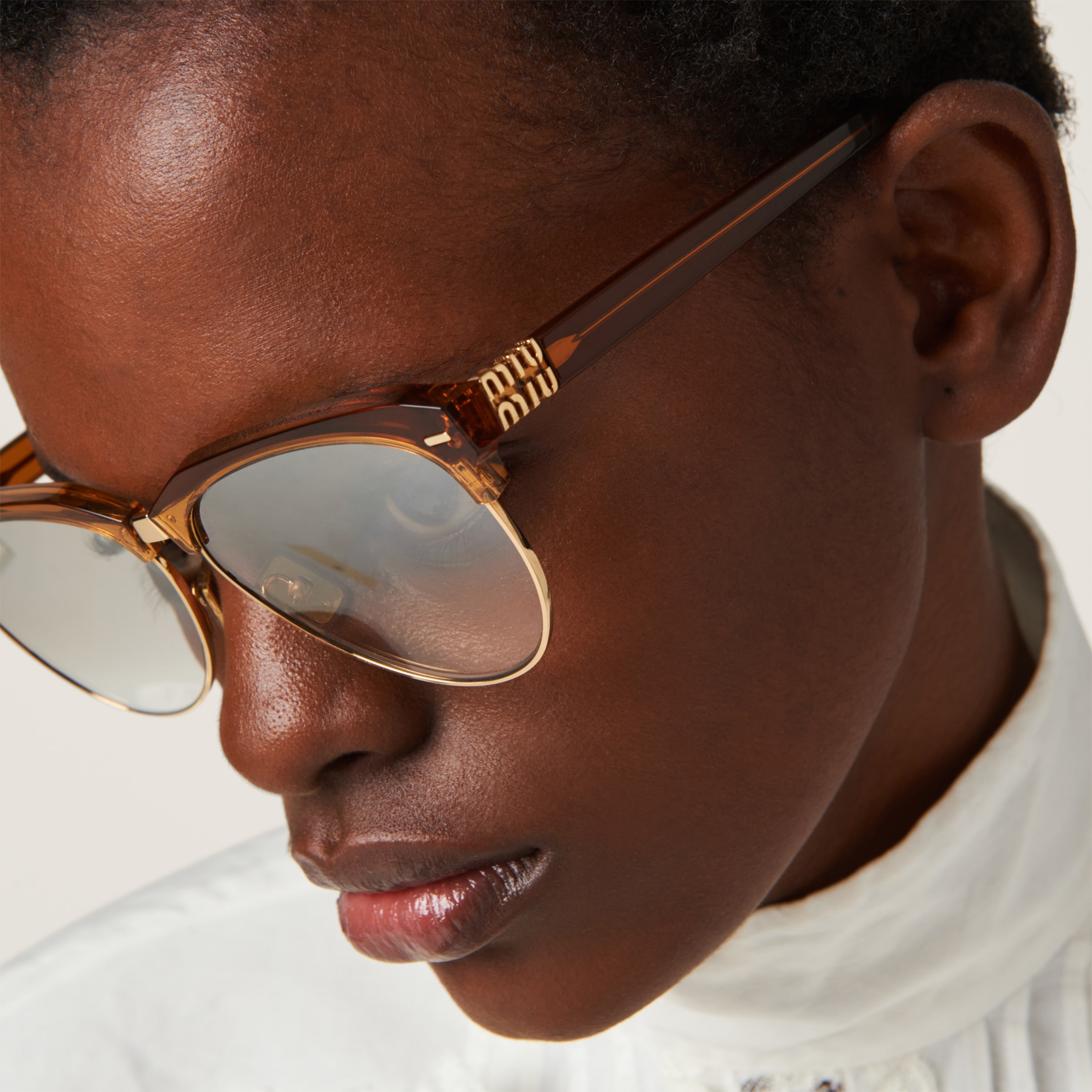Miu Miu Runway Sunglasses - Mirror/Gradient | Editorialist