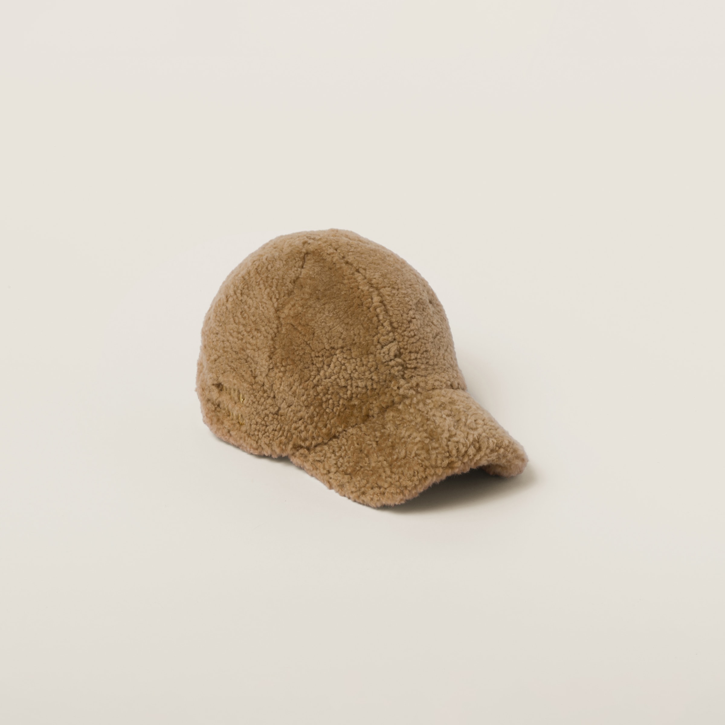 Maximilian Luxurious Shearling Baseball Cap NEW Maximilian Shearling Baseball Cap | Saks Fifth Avenue main image 3