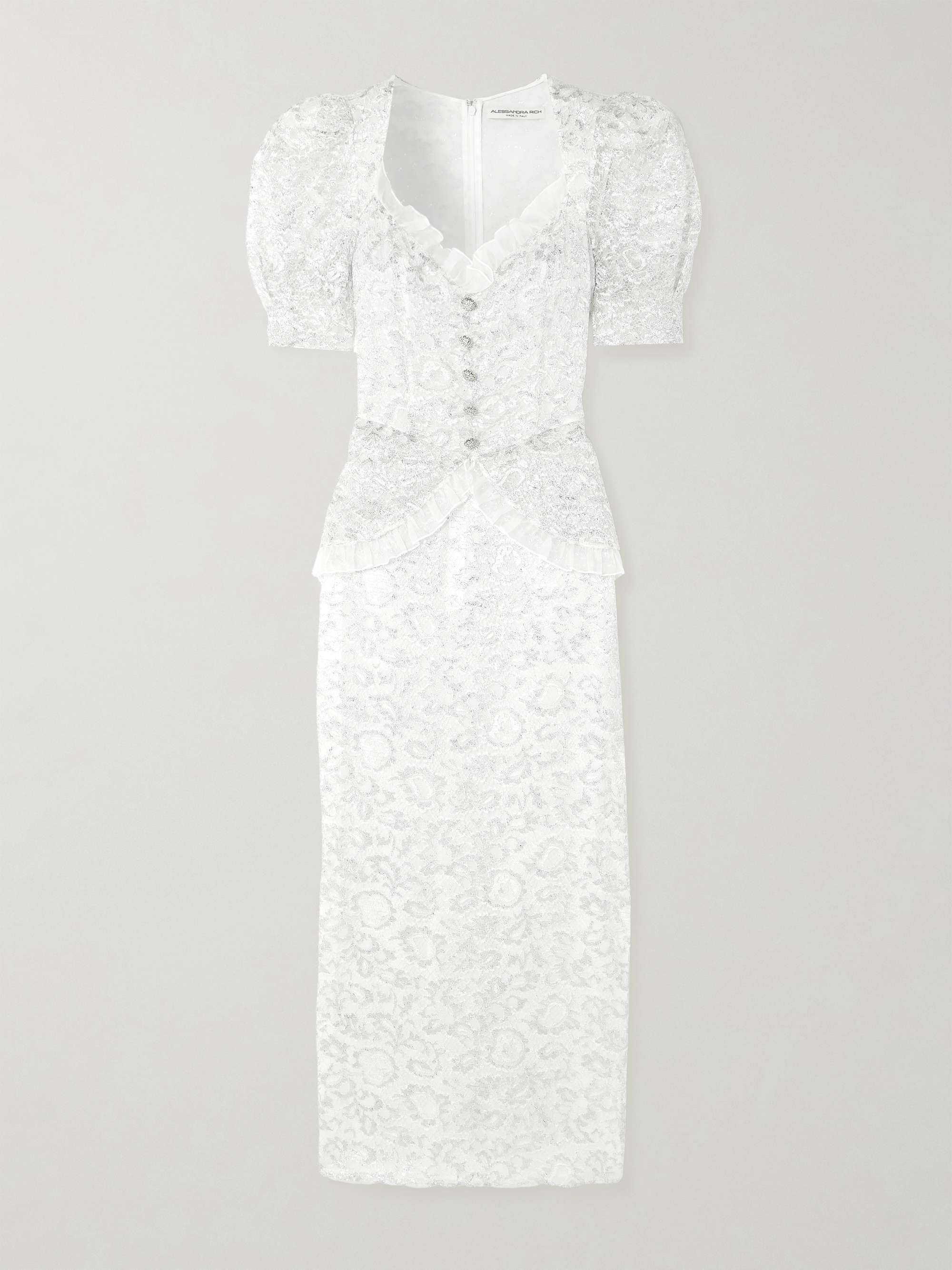 knee length dresses for ladies Alessandra Rich Butterfly Jacquard Silk Mini Dress  Runway Catalog