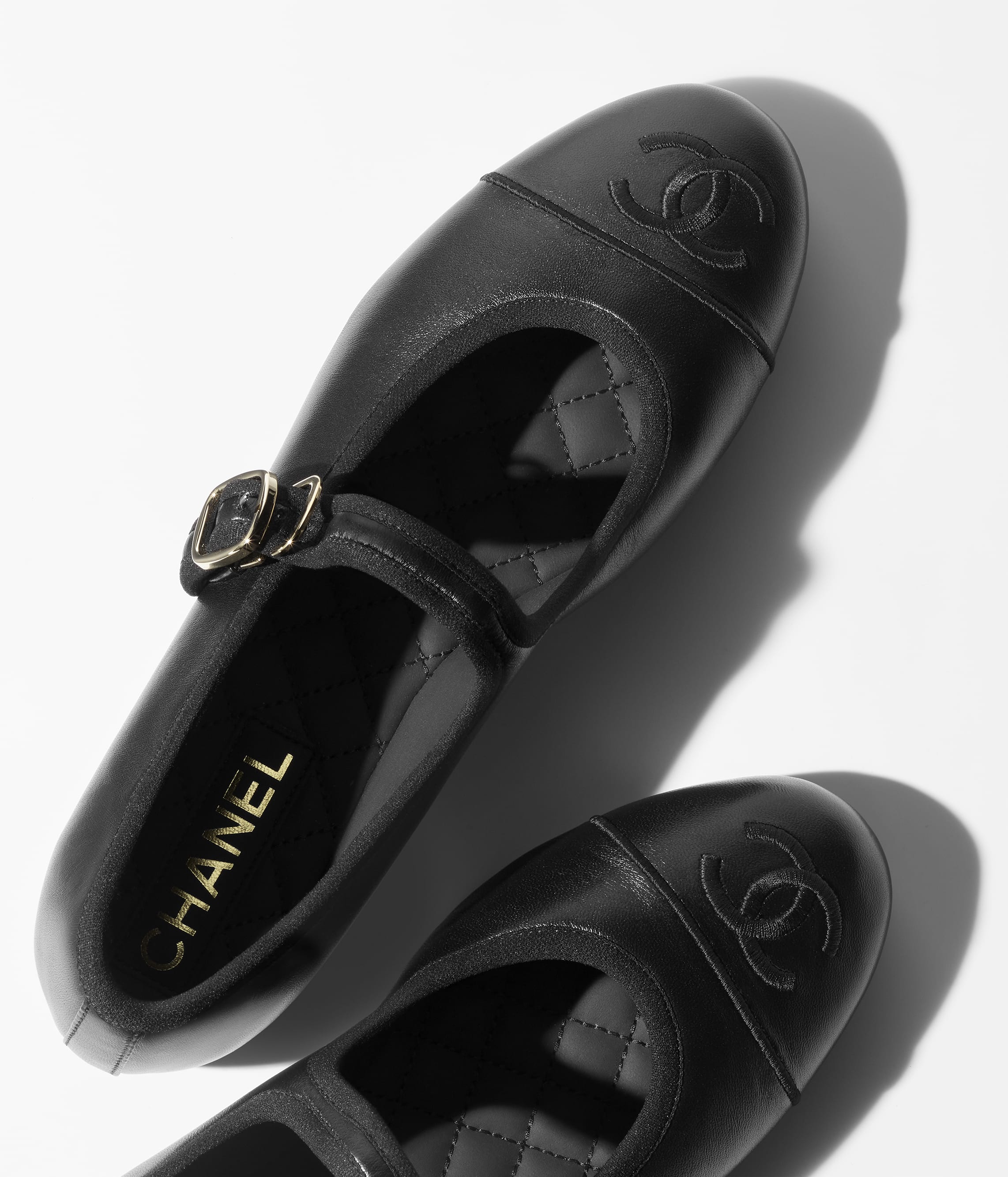 Chanel Mary Janes - Black | Editorialist