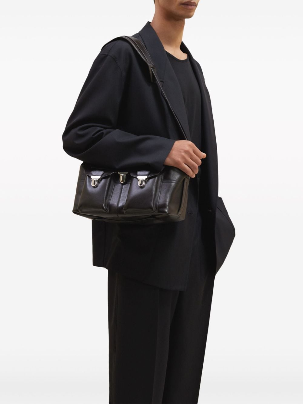 LEMAIRE Lemaire Medium Gear Bag in Leather